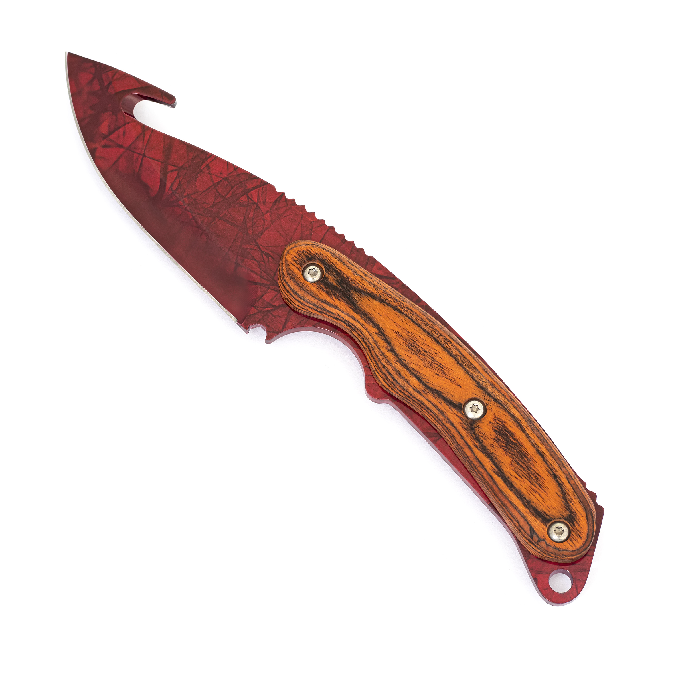 Gut knife Ruby | Real CS2 custom made IRL by LootKnife