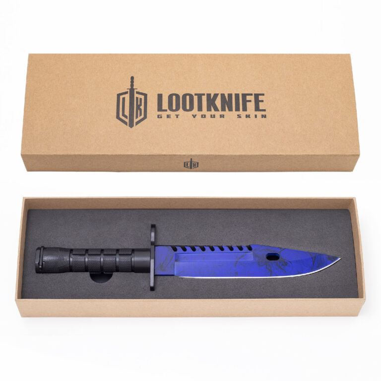 M9 Bayonet Sapphire | Real CS2 custom made IRL by LootKnife