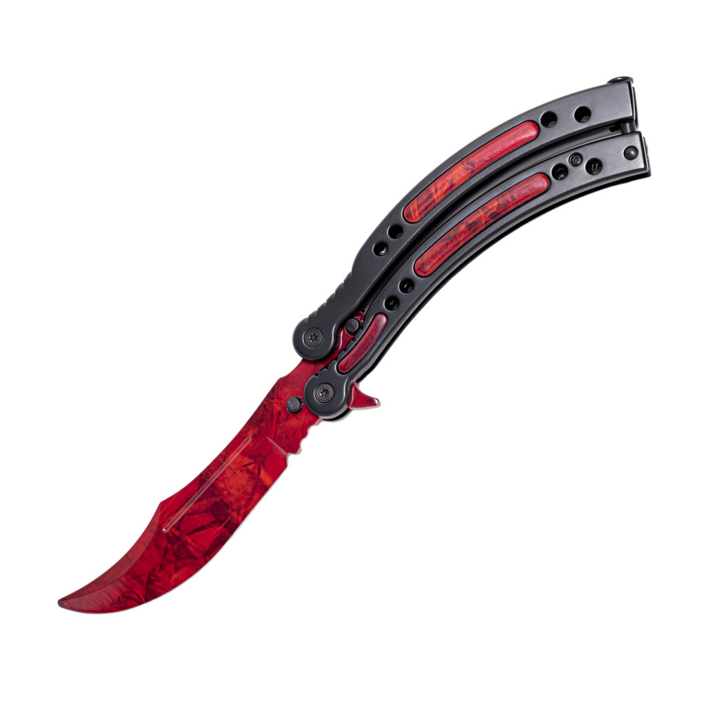 All Ruby Skins on Real CS2 knives by LootKnife